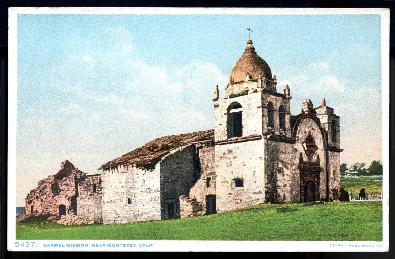 California Mission Colored Postcards