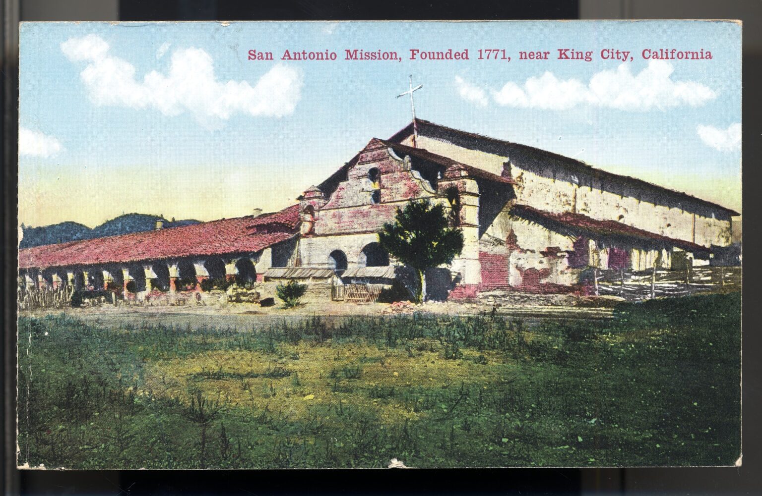 California Mission Colored Postcards
