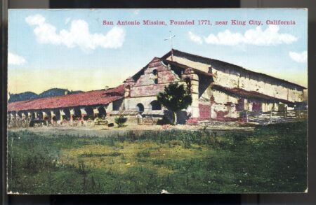 California Mission Colored Postcards