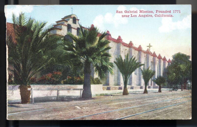 California Mission Colored Postcards