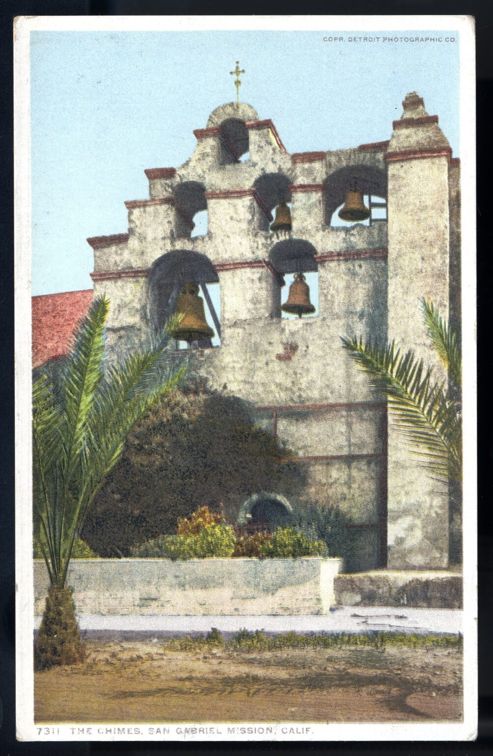 California Mission Colored Postcards