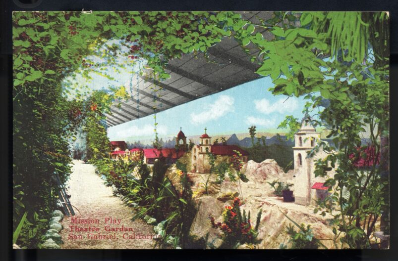 California Mission Colored Postcards