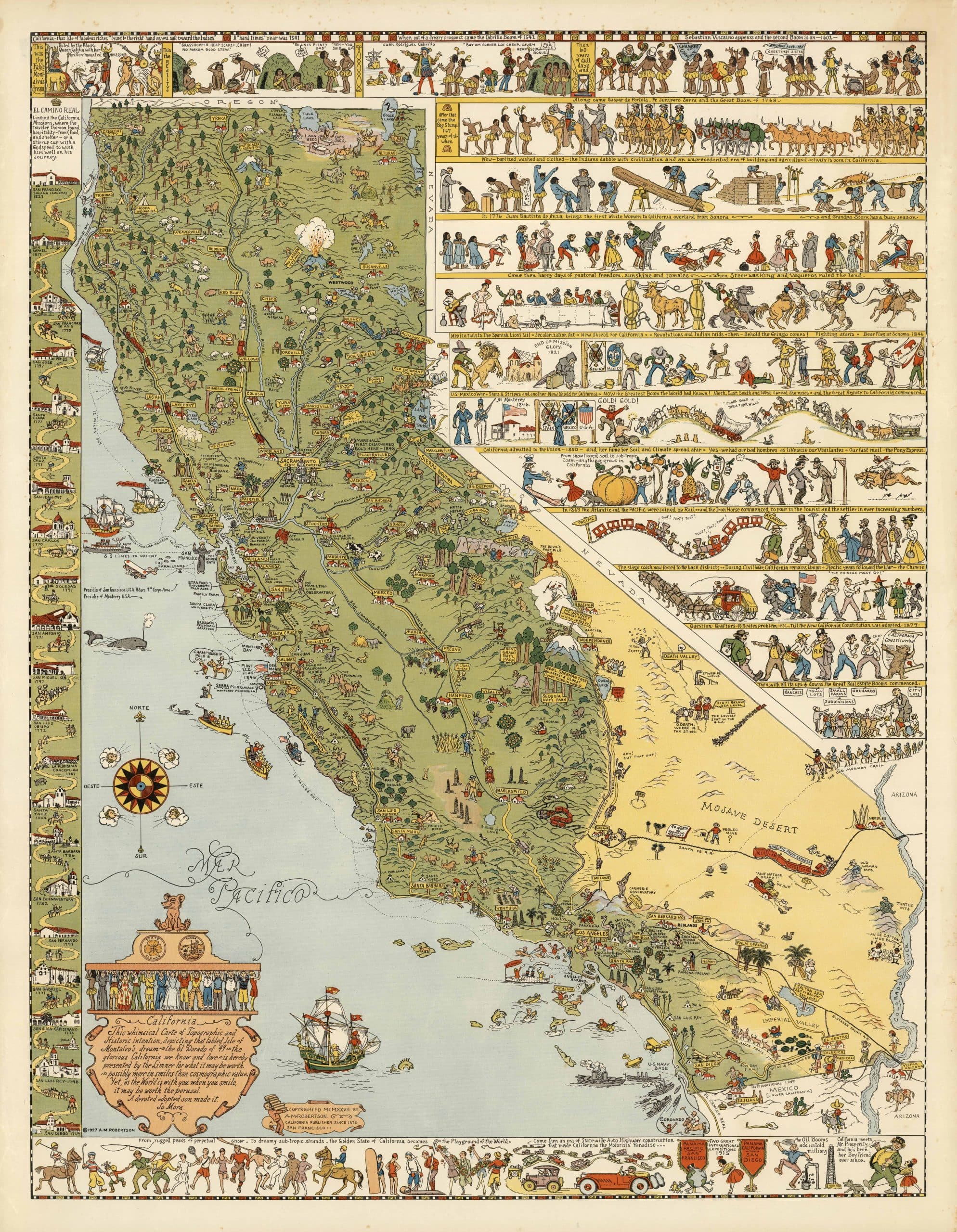 California Missions Maps