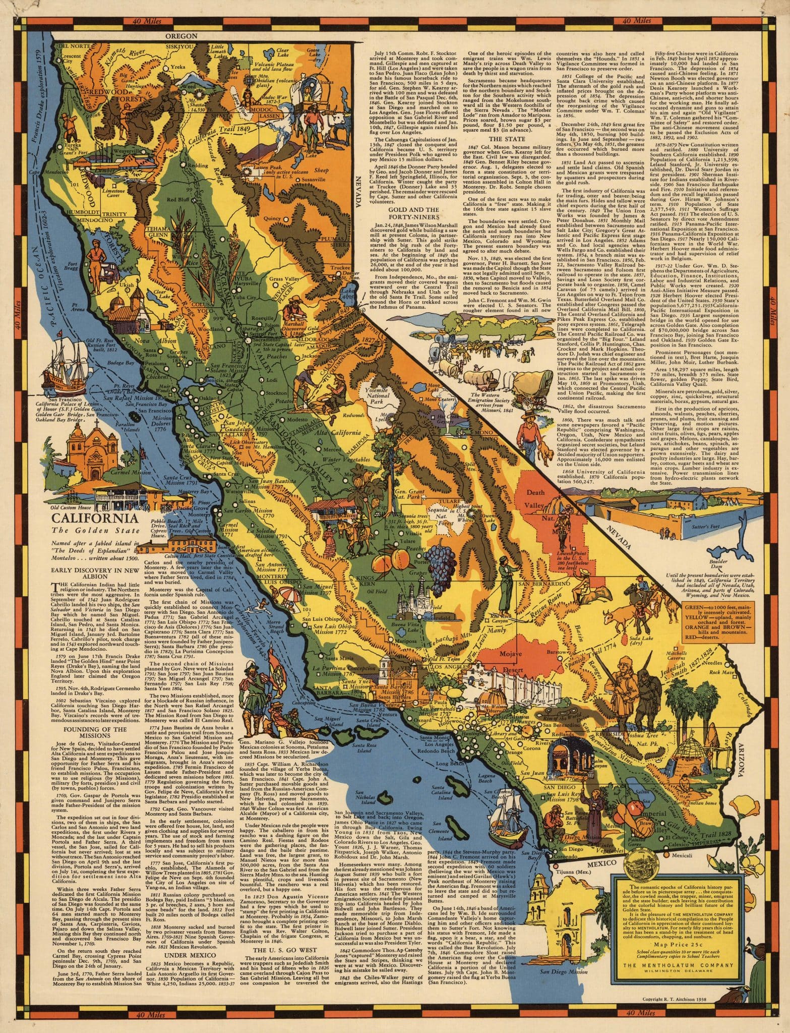California Missions Maps